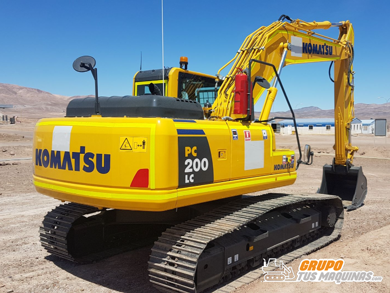 Arriendo de Komatsu PC200 LC8, Año 2017